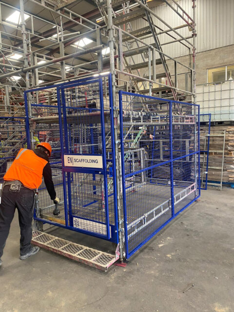 Stay-Safe Stair Tower Security Gate and Surround - Scaffold Gate